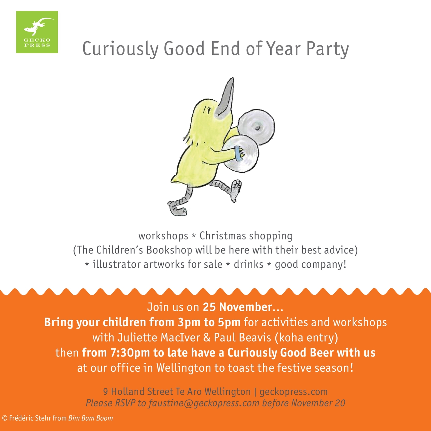 Curiously Good End of Year Party | Gecko Press