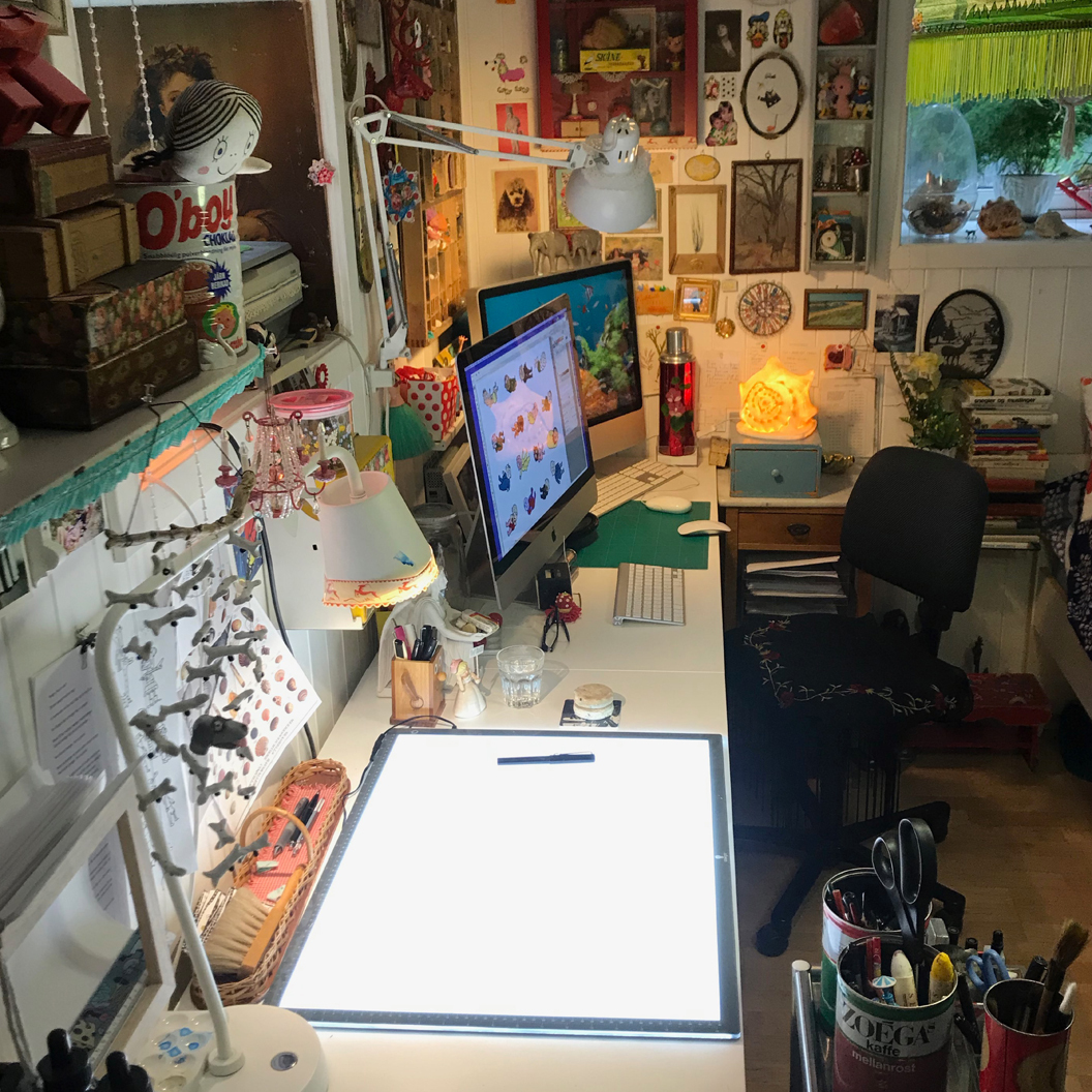 Day in the life of illustrator Anna Fiske | Gecko Press