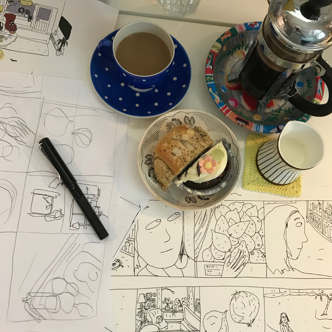 Day in the life of illustrator Anna Fiske | Gecko Press