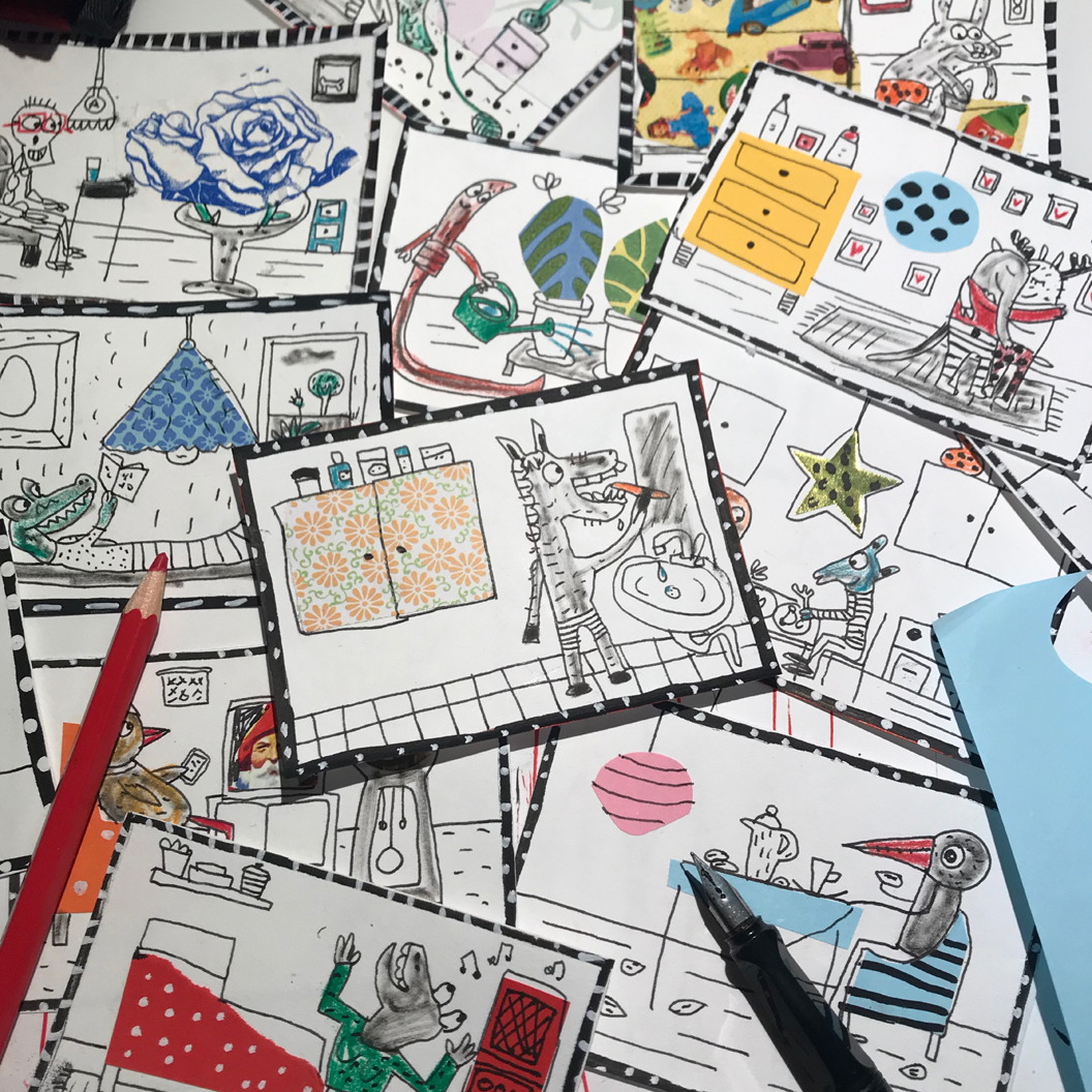 Day in the life of illustrator Anna Fiske | Gecko Press